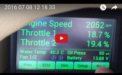 ECU Diagnostic screen - Cerbera.co.uk