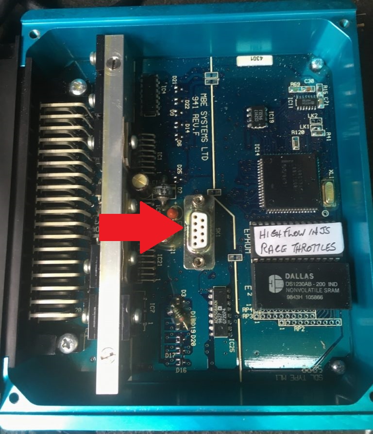 ECU Diagnostic screen - Cerbera.co.uk